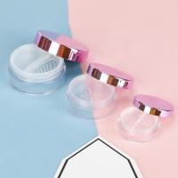 China 5g 10g 30g Empty Face Cream Jar Cream Jars  Custom Logo Plastic rose pink for sale