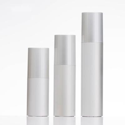 China 30ml 50m Refillable Lotion Dispenser Plastic PP AS Airless Cosmetic Jar for sale