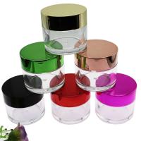 China 0.5oz 1oz 2oz Empty Face Cream Jar Eye Cream Jar Silk Screen Printing for sale