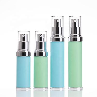 China 20ml 30ml Cosmetic Airless Lotion Pump Bottles Silk Printing for sale