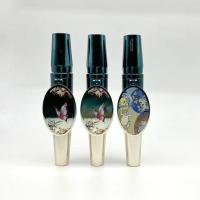 China 8ml ABS Green Mascara Tube Eyelash Tube Bottle With Mirror for sale