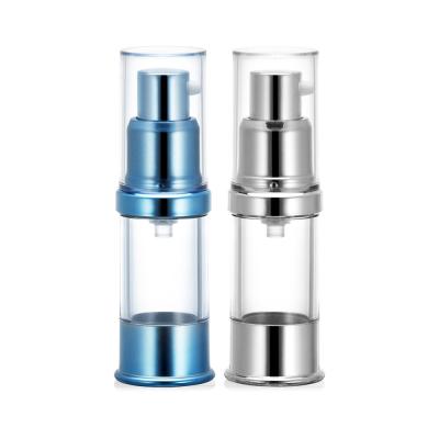 China OEM ODM Air Pump Cosmetic Lotion Airless Bottles 10ml 15ml for sale