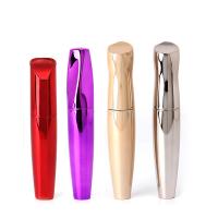China Electroplated Plastic Mascara Tube Silicone Eyelash Brush Head Empty Mascara Bottle for sale