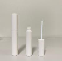 China 10ML Matte White Eyelash Glue Eyelash Serum Tubes UV Printing for sale