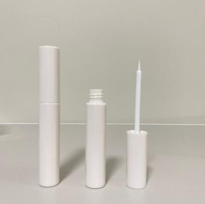 China 10ML Matte White Eyelash Glue Eyelash Serum Tubes UV Printing for sale