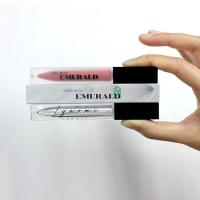 China 7ml Black Neck Clear Empty Lip Gloss Tube Screen Silk Printing for sale