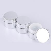 China UV Gold Face Cream Jar 8 Oz Plastic Jars With Gold Lids for sale