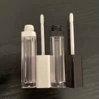China ODM Logo Square Empty Lip Gloss Tube 6.5ML Open Mould Service for sale