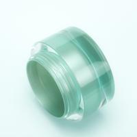 China Acriylic PP Plastic Double Wall Cream Jar 10g 20g 30g for sale