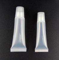 China Oblique Neck 5ml 10ml White Lip Gloss Squeeze Tubes MSDS SGS for sale