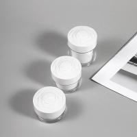 China 20g 30g 50g Ps Plastic Cosmetic Jar Face Cream Packaging Jar Sample Test Jar for sale
