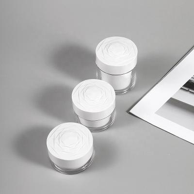 China 20g 30g 50g Ps Plastic Cosmetic Jar Face Cream Packaging Jar Sample Test Jar for sale