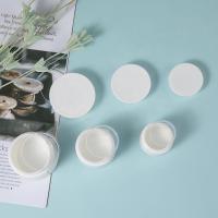 China Wholesale Custom Logo Plastic Cosmetic Jar15g 30g 50g Cream Empty White Cylinder for sale