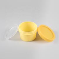 China In Stock Sweet Plastic Cosmetic Jar With Matte Pink Cap 0.5oz/1oz/2oz/4oz/8oz Container With Lid for sale