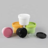 China In Stock Sweet Plastic Cosmetic Jar With Matte Pink Cap 0.5oz/1oz/2oz/4oz/8oz Container With Lid for sale