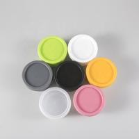 China In Stock Sweet Plastic Cosmetic Jar With Matte Pink Cap 0.5oz/1oz/2oz/4oz/8oz Container With Lid for sale
