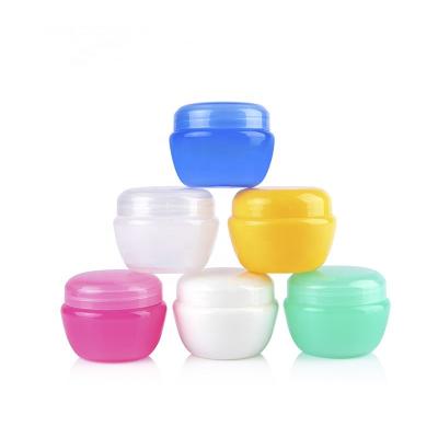 China Empty Clear Blue Petg Plastic cosmetic jar Packages 10ml To 500ml Skincare Lotion Containers for sale