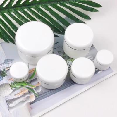 China 20g 50g 100g 150g 250g Face Cream Box PP Plastic Cosmetic Jars For Lip Scrub Face Cream for sale
