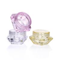 China 3g/5g Diamond-Shaped Plastic Cosmetic Jars Cream Box For Cream Bottle Trial Sample for sale