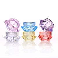 China 3g/5g Diamond-Shaped Plastic Cosmetic Jars Cream Box For Cream Bottle Trial Sample for sale