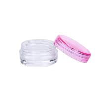 China SGS Portable 2g Plastic Cosmetic Jars Small Cosmetic Travel Pots for sale