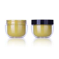 China 100g Double Wall Cream Jar PET Empty Face Cream Containers for sale