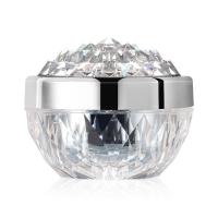 China Luxury 50G Diamond Acrylic Plastic Cosmetic Jars Sub Packaging for sale
