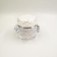 China Recyclable Acrylic Plastic 50ml Face Cream Jars Screen Printing for sale