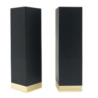 China Matte Black Private Label Square Empty Lipstick Tube OEM ODM for sale