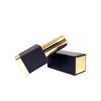 China Matte Black Private Label Square Empty Lipstick Tube OEM ODM for sale