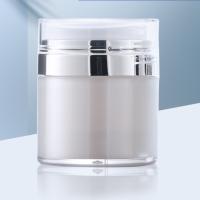 China OEM ODM White Acrylic Airless Pump Cream Jar 15g 30g 50g for sale