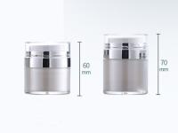 China OEM ODM White Acrylic Airless Pump Cream Jar 15g 30g 50g for sale
