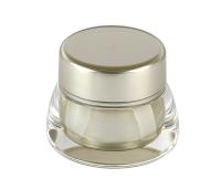 China Personal Care PET Cosmetic Cream Jar Containers Offset Printing for sale