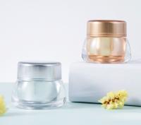 China Personal Care PET Cosmetic Cream Jar Containers Offset Printing for sale