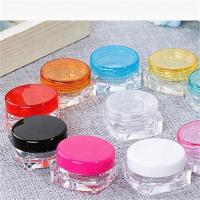 China ABS Face Cream Jar 3g 5g Acrylic Cosmetic Containers OEM for sale