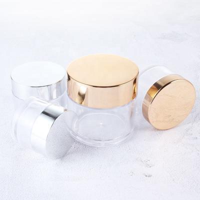 China Rose Gold Eco Empty Acrylic Powder Containers 0.5oz 1oz 2oz for sale