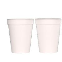 China Cylinder White Wide Mouth Empty Plastic Jars With Lids 250g for sale