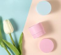 China 5g 15g 20g Eye Cream Pet Plastic Cosmetic Jars White Black Blue Pink for sale