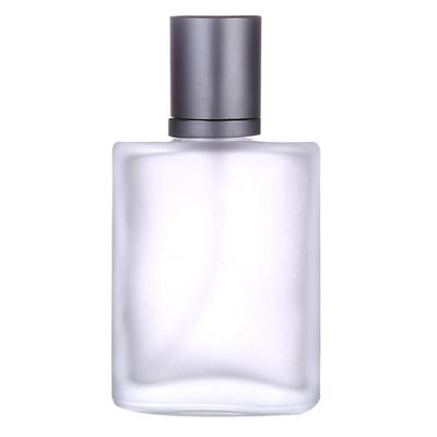China MSDS CE Recycle Frosted Perfume Glass Bottle 30ml 50ml 100ml for sale