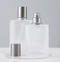 China MSDS CE Recycle Frosted Perfume Glass Bottle 30ml 50ml 100ml for sale