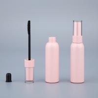 China 40ml Big Capacity Round Pink Plastic Mascara Tube ABS Pink Mascara Bottle for sale