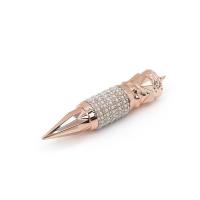 China Bling Bling Diamond Scepter Shiny Pink Mascara Tube 7ml for sale