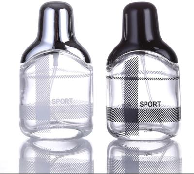 China Square Refillable OEM ODM Glass Perfume Spray Bottle 30ml for sale