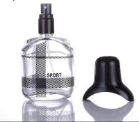 China Square Refillable OEM ODM Glass Perfume Spray Bottle 30ml for sale