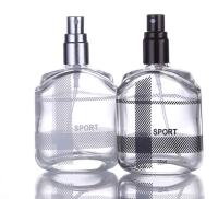 China Square Refillable OEM ODM Glass Perfume Spray Bottle 30ml for sale