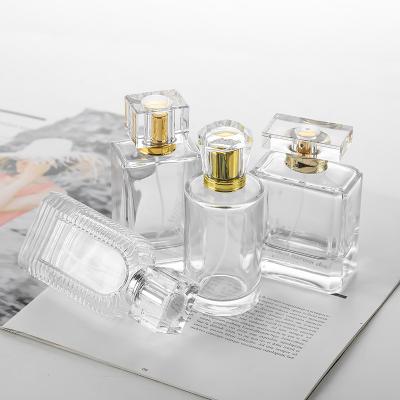 China Personal Care MSDS CE Thick Glass Perfume Spray Bottle 100ml for sale