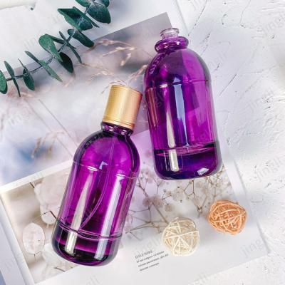 China Fragrance Pharmaceutical Refillable Glass Perfume Spray Bottles 100ml for sale