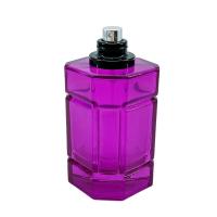 China Luxury High End 100ml Pink Frosted Glass Perfume Spray Bottle Refillable for sale