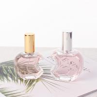 China Matte Screw Mouth Pink  Apple Shaped Perfume Bottle 30ml 50m for sale