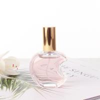 China Matte Screw Mouth Pink  Apple Shaped Perfume Bottle 30ml 50m for sale